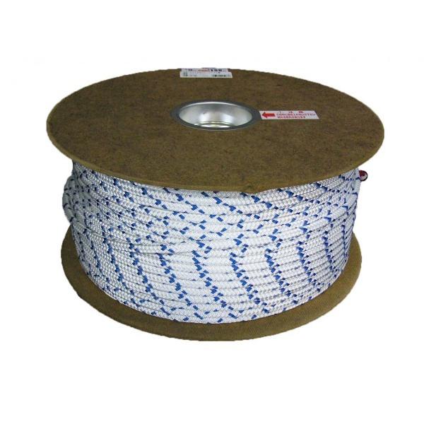 ●ドラムに巻き取ったタイプ。 ●必要な長さにカットして使用(店頭の切り売り用に)。 ●マリンレジャー(ヨットロープ・係留ロープ)に。 ●32打ち。 ●サイズ:線径9mm×長さ150m ●質量:7.00kg ●色:コンシロ ●先端加工:テープ...