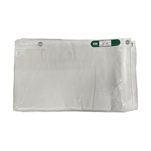 ■特徴 消防法施行令の防炎テスト基準に合格しています。 ■用途 建築現場、野積み、目隠しシート、各種養生など。 ■仕様 防炎表示者認定番号:F-27-1127 ■材質 シート:ポリエステル（PVCコーティング）    【カラー】 ホワイト ...