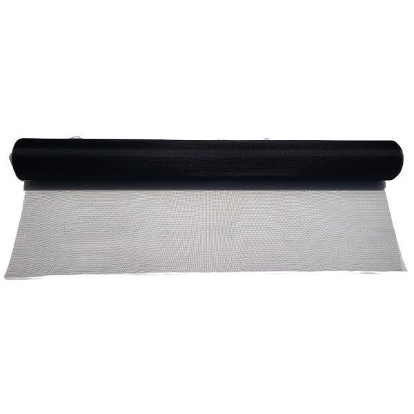 黒いステンレスネット  ● 塗装による網目の目詰まり無し  ● 製網後に塗装していますので、網目がズレにくく線がほつれにくく、網の形状が安定  ● 通常のステンレス防虫網に比べて線径が細くカット作業が容易 線径(塗装前/塗装後):0.11m...