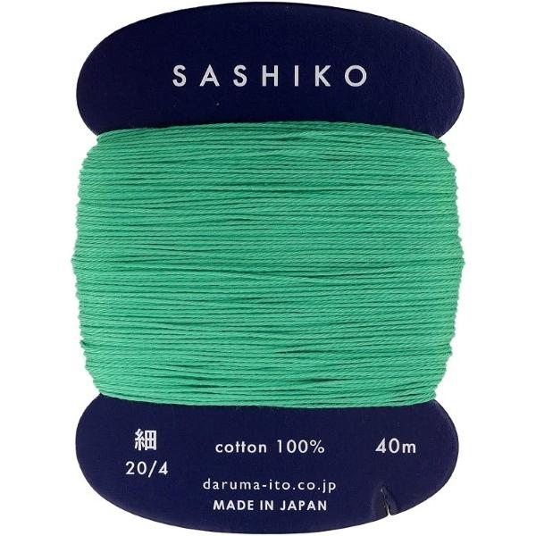 入数:40m 一般的な太さの刺し子糸。  大きい柄から細かい柄まで幅広くお使いいただけます。  一般的な太さの刺し子糸。  大きい柄から細かい柄まで幅広くお使いいただけます。  カード巻の糸の為、糸に巻跡がつきますが、手で軽くほぐしていただ...