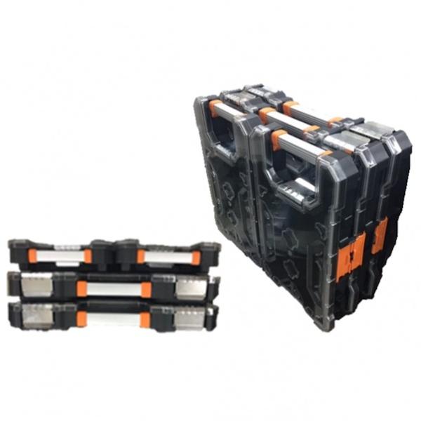 ●特長:  ●色んな物が収納できる万能ケース  ●フタは強度に優れている『ポリカーボネード』採用!!  ●透明のクリアタイプで中身がわかりやすい  ●ケースは全て重ねて連結が可能  ●作業現場に応じて、便利に持ち運べる  ●全部まとめて、車...