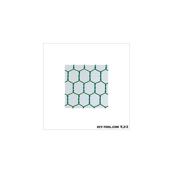 商品説明 - メーカー:株式会社 吉田隆 - 商品名:ビニール亀甲金網 #18×16 - JANコード:4967938161080 - 材質:ビニール被覆鉄線 - カラー:グリーン（緑色ビニール被覆）  特徴 - 線径が太め（#18）で強度...