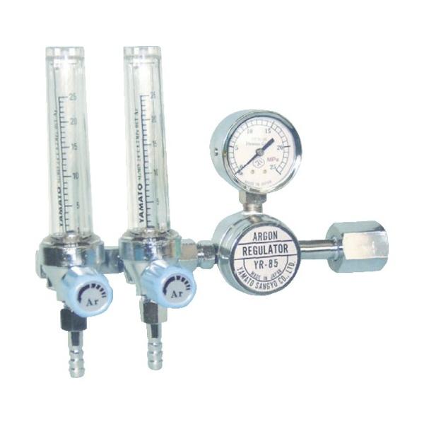 ●溶接バックシールに便利な二連式流量計(25L)を採用しています。 ●イナートガス溶接用、工業用。 ●入口接続:W22-14袋ナット(右)●出口接続:φ8ホース口●標準流量:25×2 L/min ●1次側使用圧力:2I15MPa●2次側使用...