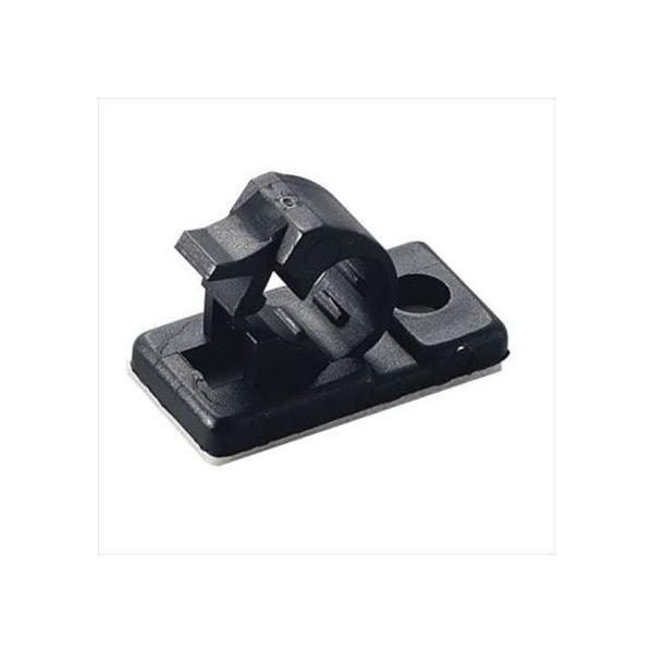 ヤザワ ケーブルクリップ 黒 内径12mm  FKN12 　8ヶ●粘着テープで簡単に取り付けられます。●パッケージ形態:ヘッダー+OPP袋●内径:12mmサイズ：内径12mmカラー：黒原産国中国配線             ;ケ-ブルクリッ...