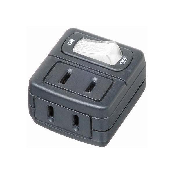 ヤザワ 省エネタップ2個口 黒  Y02FU210BK ●コンパクトサイズなのでスペースを気にせずに配線できます。●コードを抜かずに電源をON/OFFできる、節電に便利なスイッチ付きです。●パッケージ形態:スライドブリスター●個口数:2個口...
