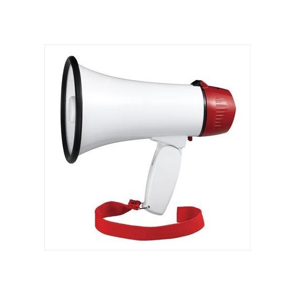 【特長】 ハンドメガホンは、ハンドルがたためるスタンダードなハンドメガホンです。 緊急災害時や屋外イベント、集会などの講義に、あらゆるシーンで使い易いスタンダードなメガホンです。 音声音量、サイレン音量ダイヤル調整可能です。 【用途/材質/...