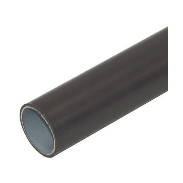 ■特長 鉄パイプにプラスチックをコーティングした丈夫で軽く、サビに強いパイプです。  プラスチックジョイントやメタルジョイントと組み合わせて、用途に合わせたサイズ・形状の構造物を自由に製作できます。  ■仕様 色:グレー 外径(mm):32...