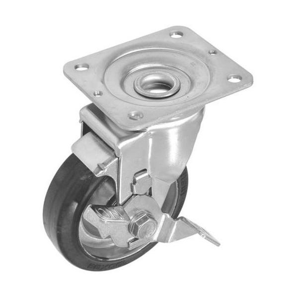 ■特長 重量物の運搬に適した強度と、スムーズな走行性と旋回性を持つキャスターです。  イレクター・一般兼用タイプです。  ■仕様 許容荷重(kg):180 車輪径(mm):130 取付高(mm):177   【重量】 2.22kg 【入数】...