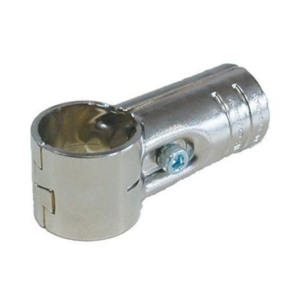 ■特長 組立分解ができるメタルジョイントです。  Φ32・28イレクターパイプと組み合わせて、用途に合わせたサイズ・形状の構造物を自由に製作できます。  ■仕様 色:シルバー 組立分解ができるメタルジョイントです。  Φ32・28イレクター...