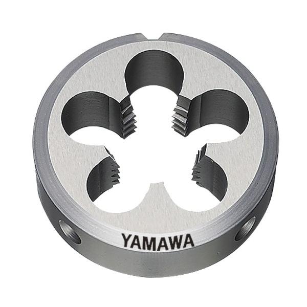 ■特徴 ダイスの振れ精度を向上させたソリッドダイスです。 高速度工具鋼（HSS）を採用し、安定した加工を実現しました。 面取り部にマークされている面が（表面）です。 加工方向を識別しやすくなっています。 加工基準面となる（裏面）は、ホルダ装...