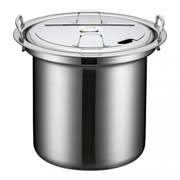 ●「 マイコン温度設定」により5℃から1℃間隔で保温調節が可能。 メニューに合わせて適温が選べ、よく使う90℃(みそ汁)85℃(コンソメ)80℃(ポタージュ)のメニューはダイレクトキーで簡単に選択できます。  保温ヒーターを底と側面に設置。...