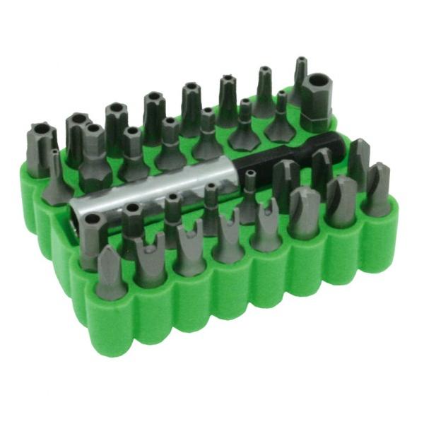 ●ビット内容：トルクセット　3本・スパンナー　4本・トリウィング　4本・六角（イジリ止め付）　12本・ヘクスローブ（イジリ止め付）　9本●その他セット内容：マグネット付エクステンション　60mm　1本  【入数】 1個