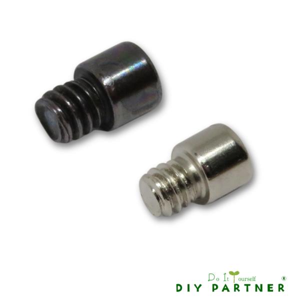 材質 鉄製カラー ニッケルメッキ（シルバー色）・ＧＢメッキ（赤茶色）商品サイズ 棚受部分径７．８ｍｍ棚受部分長さ６ｍｍネジ径Ｗ１／４インチ　２０山※25.4ミリあたりの山数ネジ部分長さ６ｍｍ※現在多く使用されているダボ棚受の１つです。お得情...