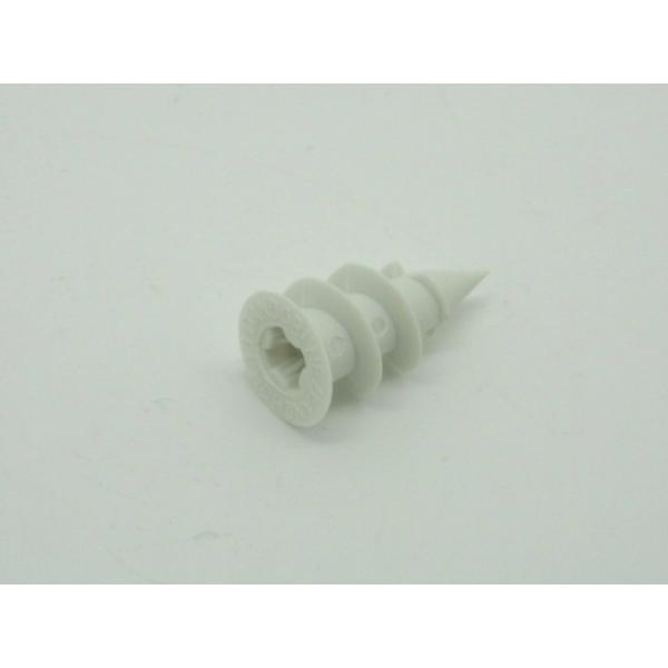 材質・ナイロン製（ガラス繊維入）特徴１．石膏ボード厚み９．５ｍｍ〜１２．５ｍｍ２．空回り防止機能付き３．下穴７ｍｍ使用可能ビス径３ｍｍ〜４ｍｍ垂直安全強度ボード厚９．５ｍｍ時約７Kg 垂直安全強度ボード厚１２．５ｍｍ時約７Kg※天井へのご使...