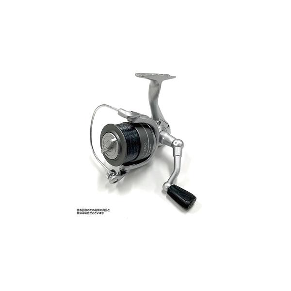 糸付スピニングリール軽量で使いやすい新スタンダードスピニングリール。信頼感のあるリールに、ナイロンラインをセッティング済み。FEATURESグラファイトスプール折りたたみハンドルナイロンライン付★仕様・規格・寸法★ギア比：4.9:1ボールベ...