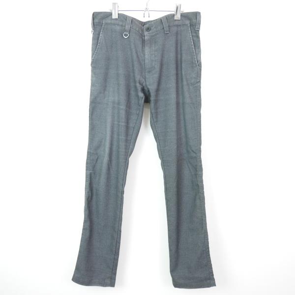 [管理番号] DN-10825[ブランド名] uniform experiment (ユニフォームエクスペリメント)[アイテム名] TR SERGE SLIM-FIT PANT (PYTHON PATCH)[カラー] GRAY※モニターの発...