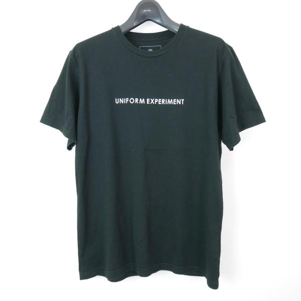 [管理番号] DN-10850[ブランド名] uniform experiment (ユニフォームエクスペリメント)[アイテム名] STRAIGHT LOGO TEE[カラー] BLACK※モニターの発色の具合によって実際のものと色が異なる...