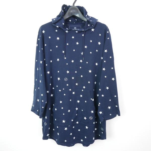 [管理番号] DN-11212[ブランド名] uniform experiment (ユニフォームエクスペリメント)[アイテム名] STAR 3/4 SLEEVE HOOD CUT &amp; SEWN[カラー] NAVY※モニターの発色の...