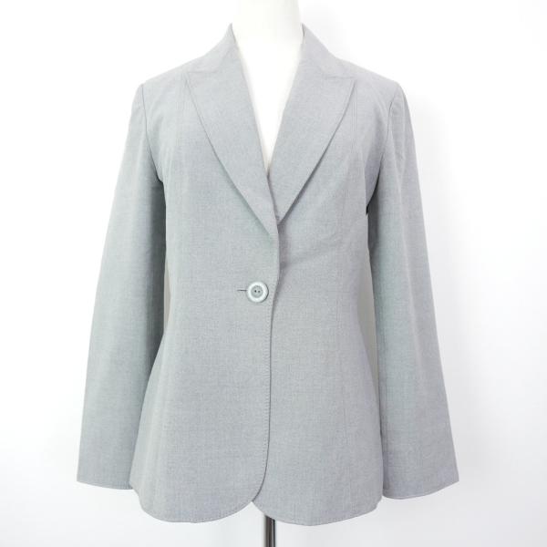 [管理番号] DN-12018[ブランド名] classiques entier (クラシックアンティエ)[アイテム名] 1Bテーラードジャケット[カラー] GRAY※モニターの発色の具合によって実際のものと色が異なる場合がございます[素材...