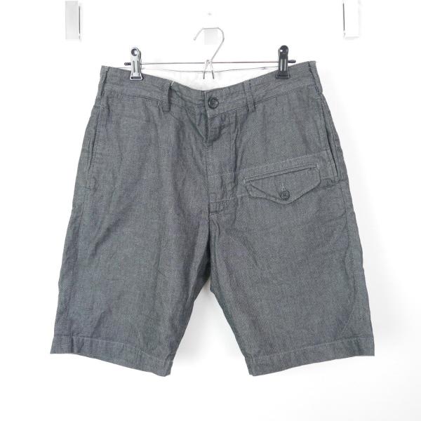 [管理番号] DN-12368[ブランド名] ENGINEERED GARMENTS (エンジニアドガーメンツ)[アイテム名] Ghurka Short - Oxford Suiting[カラー] CHARCOAL※モニターの発色の具合によ...