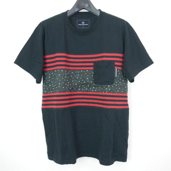 [管理番号] DN-13139[ブランド名] uniform experiment (ユニフォームエクスペリメント)[アイテム名] Fabric Mix Pocket Tee[カラー] BLACK※モニターの発色の具合によって実際のものと色...