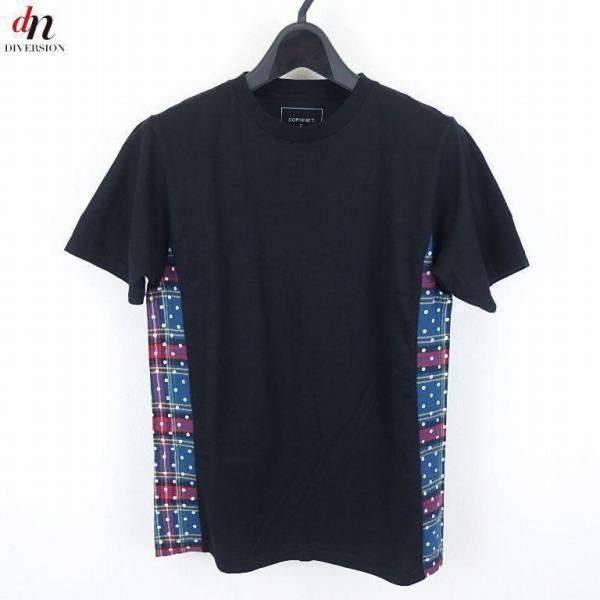 [管理番号] DN-4521[ブランド名] SOPHNET. (ソフネット)[アイテム名] FABRIC MIX TEE (DOT FLANNEL CHECK)[カラー] BLACK※モニターの発色の具合によって実際のものと色が異なる場合が...