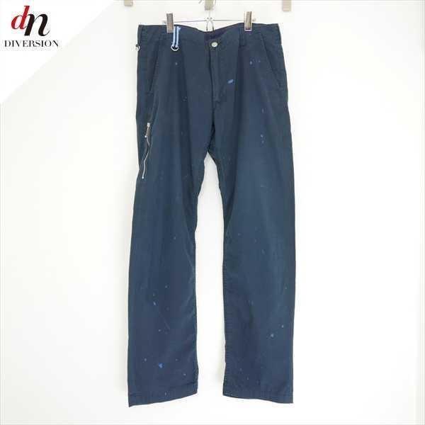 [管理番号] DN-6656[ブランド名] uniform experiment (ユニフォームエクスペリメント)[アイテム名] DAMAGED SIDE ZIP CHINO PANT[カラー] NAVY※モニターの発色の具合によって実際の...