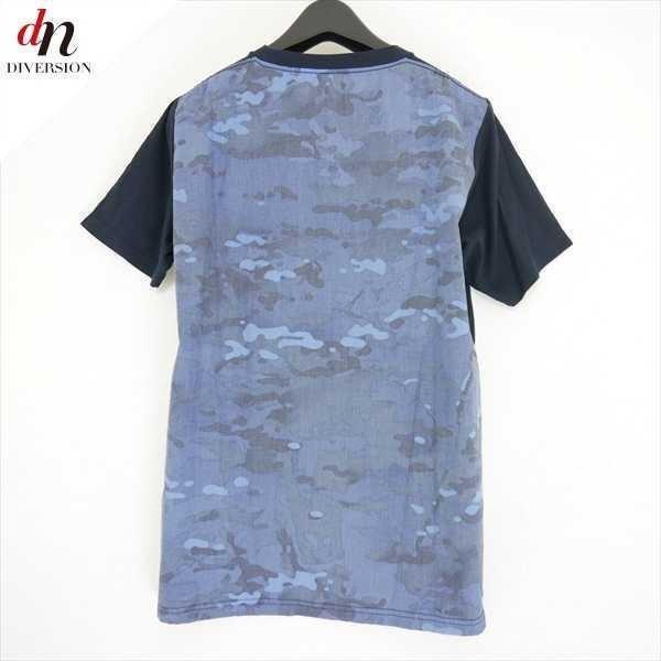 [管理番号] DN-7028[ブランド名] uniform experiment (ユニフォームエクスペリメント)[アイテム名] FABRIC MIX BACK PANEL TEE[カラー] NAVY※モニターの発色の具合によって実際のもの...