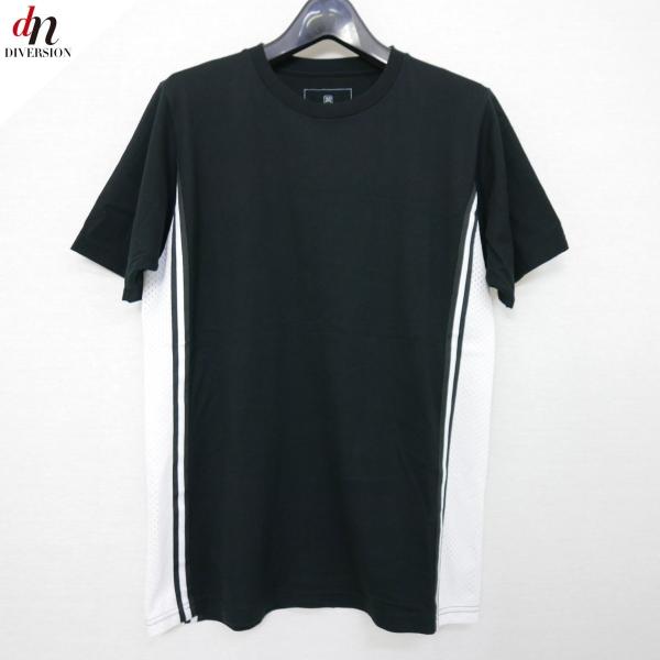 [管理番号] DN-9346[ブランド名] uniform experiment (ユニフォームエクスペリメント)[アイテム名] SIDE MESH PANEL TEE[カラー] BLACK※モニターの発色の具合によって実際のものと色が異な...