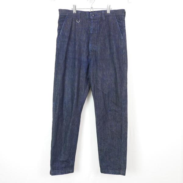 [管理番号] DN-9740[ブランド名] uniform experiment (ユニフォームエクスペリメント)[アイテム名] INDIGO SAROUEL STREET 5POCKET PANT[カラー] INDIGO※モニターの発色の...