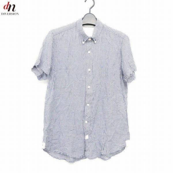 [管理番号] DNS-1774[ブランド名] MINOTAUR (ミノトール)[アイテム名] 半袖ギンガムチェックシャツ[カラー] WHITE/NAVY※モニターの発色の具合によって実際のものと色が異なる場合がございます[素材] レーヨン、...