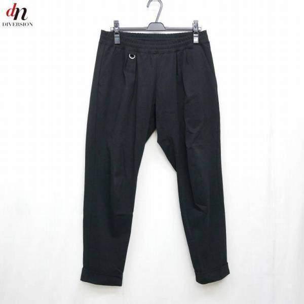 [管理番号] DNS-2775[ブランド名] uniform experiment (ユニフォームエクスペリメント)[アイテム名] 4 TUCK STRETCH CHINO ANKLE CUT PANT[カラー] BLACK※モニターの発色...