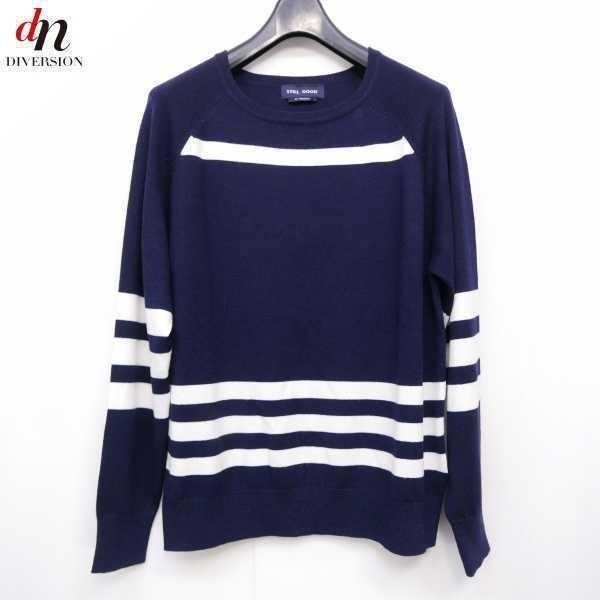 [管理番号] DNS-5261[ブランド名] STILL GOOD (スティルグッド)[アイテム名] BORDER CREW[カラー] NAVY※モニターの発色の具合によって実際のものと色が異なる場合がございます[素材] アクリル、レーヨン...