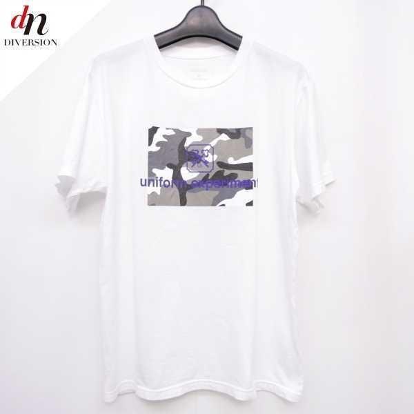 [管理番号] DNS-5430[ブランド名] uniform experiment (ユニフォームエクスペリメント)[アイテム名] CAMOUFLAGE BOX LOGO TEE[カラー] WHITE※モニターの発色の具合によって実際のもの...