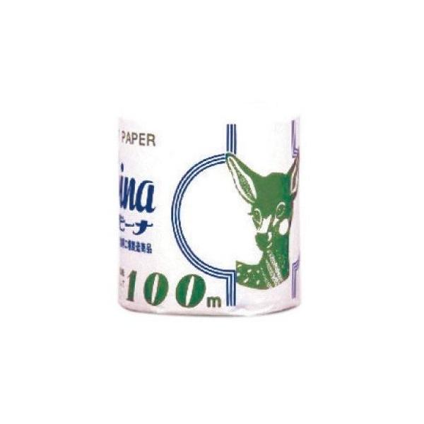 ●規格：114mm×100m、シングル、ハードタイプ、エンボス加工 ●紙包み ●材質：再生紙100％●JAN：4976956011000　/衛生/おもしろ/サニタリー/消耗品/ティッシュ/ティッシュペーパー/トイレットペーパー/トイレットロ...