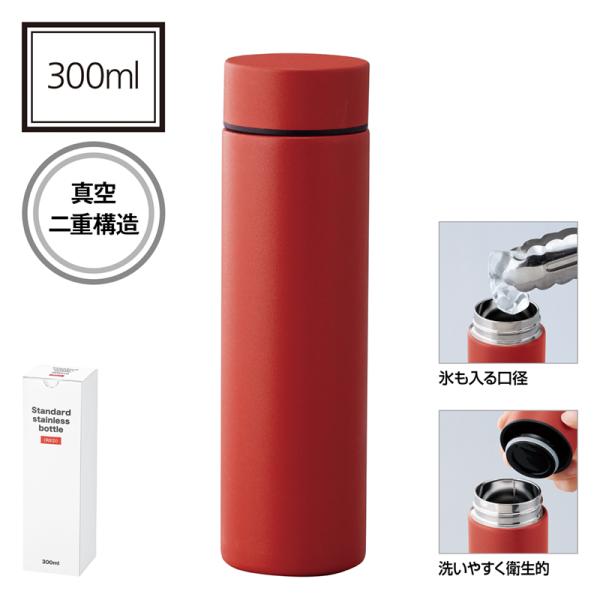 ●色柄：レッド、カーキ、ネイビー、スモークブラック、ホワイト（何れかご指定ない場合お任せとなります）●サイズ：195×φ55mm●化粧箱入●材質：ステン、PP、シリコン　/遊び/アウトドア/アクティブ/おもちゃ/玩具/キャンプ/行楽/水筒/...