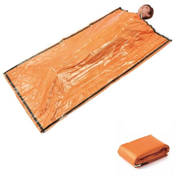 ●サイズ：1000×2000mm●PP袋入●材質：アルミ、低密度PE/灯/安心/安全/エマージェンシー/緊急/災害/セーフティ/セキュリティ/備え/対策/非常用/備蓄/避難/防寒/防災/防犯/もしも/ライト/レジャー/レスキュー/挨拶/あり...