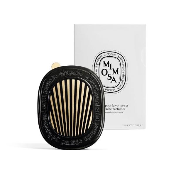 [ブランド]ディプティック[カテゴリ]カーディフューザーMimosa（ミモザ）の香りが、旅情を掻き立てます。通風孔に固定したディフューザーを通して、ハチミツのような甘いベルベットの趣きをほのかに感じるミモザのノートが車内に優しく漂います。「...