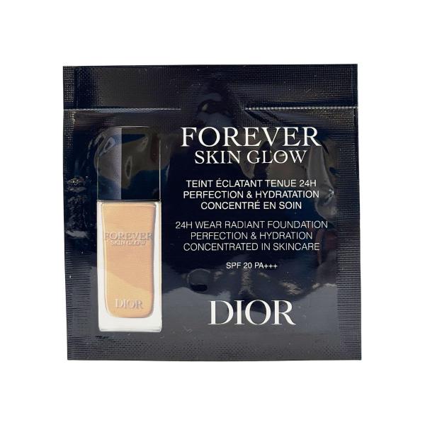 [ブランド]ディオール[カテゴリ]リキッドファンデーション　SPF20・PA+++[内 容 量]0.7mL×2「ディオールスキン フォーエヴァー フルイド グロウ」は、長時間つけたての色がくすまずに続き、内側からツヤとうるおいが溢れるような...