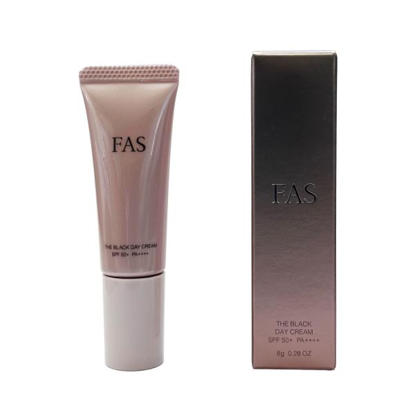 [ブランド]FAS（ファス）[カテゴリ]クリーム/SPF50・PA++++／UV［医薬部外品］[内 容 量]8g「ザ ブラック クリーム【医薬部外品(販売名:Fクリーム)】」生まれの日中用UVクリーム。ナイアシンアミドの力でシミ予防※・シワ...
