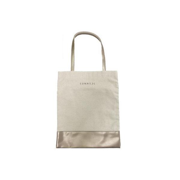 【発売日：2023年01月25日】[ブランド]ルナソル[カテゴリ]雑貨[サイズ]約32cmx25.5cm持ち手上がり17cm[素材]ポリウレタン、ポリエステル、綿ルナソル　オリジナルトートバッグ