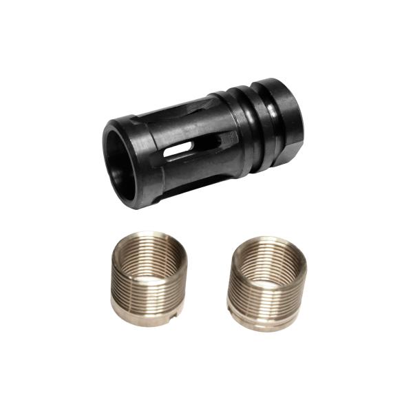 国内開発・国内製造・日本製スチール製 正逆対応 A1タイプ バードハイダー【ARVFBD】? 製品概要米軍M16などでお馴染みのA1タイプのバードケージハイダーを、スチール丸棒材からCNC全切削で再現。リアルな造形と剛性にこだわるユーザーに...