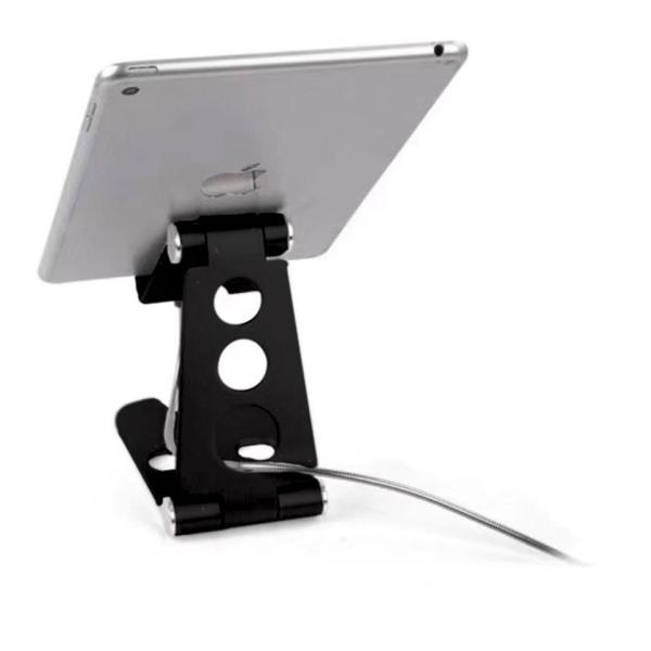 iPhoneやiPadを立てかけられるアルミ製スタンドです。 iPhoneやiPadで動画やサイトを見るだけでなく、テレワークやビデオチャットでの使用にもオススメです。保証期間：初期不良