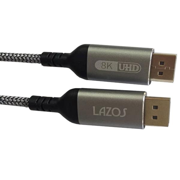 ・8K/60Hz対応で超高精細映像を実現・DisplayPort 1.2/1.4/2.0対応で幅広い互換性・丈夫なナイロン編組ケーブル・PC・ディスプレイ・プロジェクターなど幅広く対応コネクター形状：Displayport（オス）‐Disp...