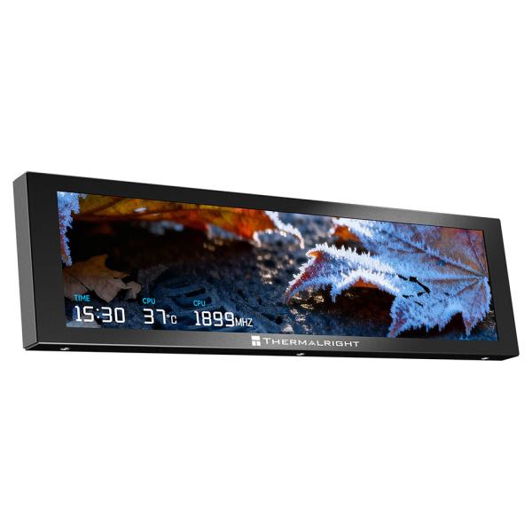 ■PCモニタリングLCD・9.16インチIPSディスプレイ(1920ｘ480)搭載ガジェット・磁力でPCケースに固定も可能日時、時刻、曜日、テキストCPU、GPU、メモリ、HDD、ネットワーク、ファンなどの各種ステータス表示が可能です&lt...