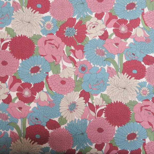 綿85％リネン15％　生地幅110cm　※数量1で50cmの価格です。メール便発送は数量4(2メートル)までとなります。(他の商品と併せてご購入の場合、メール便対応できないことがございます。)