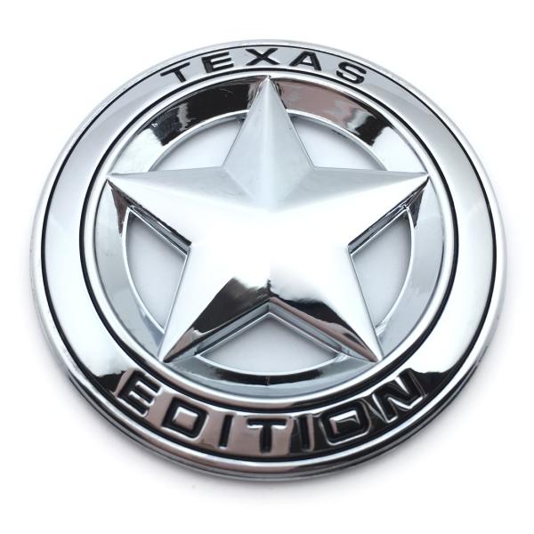 ※メール便発送商品(ポスト投函）の為、配送日時のご指定は承れませんのでご了承下さい。重量感と立体的なデザインなTEXAS EDITIONエンブレム材質：金属サイズ：直径68mm 厚さ7mm (最も厚い中心部分で計測)　重さ 47gカラー：シ...