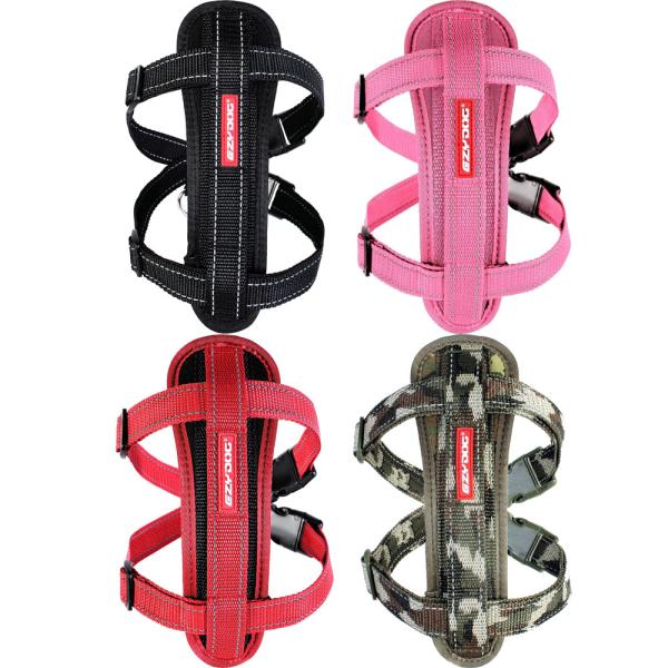 EZYDOG イージードッグ ハーネス XL ブラック レッド グリーンカモ ピンクカモ オレンジ ブルー バブルガム グレイ軽量且つ丈夫なハーネス。