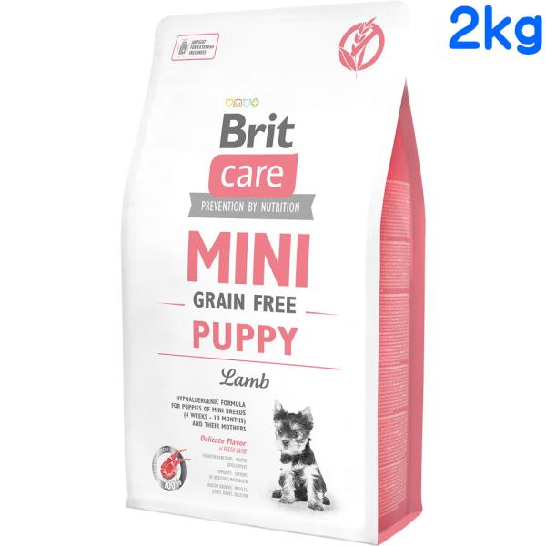 Britケアミニ グレインフリー パピー ラム 2kg