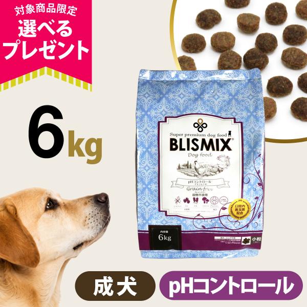 ブリスミックス pHコントロール グレインフリー チキン 小粒の詳細対象：全犬種／成犬用従来のブリスミックス同様、お口の状態を整えてくれる 口腔内善玉菌K12を配合、さらにアガリクス茸・乳酸菌 EF2001・グルコサミン・コンドロイチンがプ...